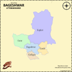 Explore The Uttarakhand Map With Districts And Divine Landmarks - GhuGhuti