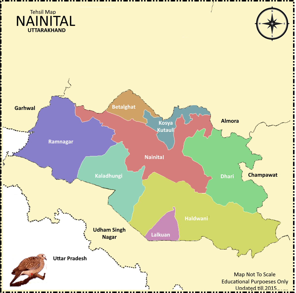 Explore The Uttarakhand Map With Districts And Divine Landmarks - GhuGhuti